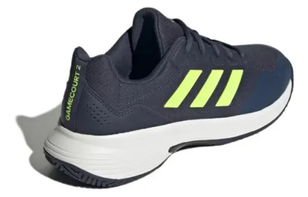 Adidas Gamecourt 2.0 Sneakers - Shadow Navy/lucid Lemon/core White