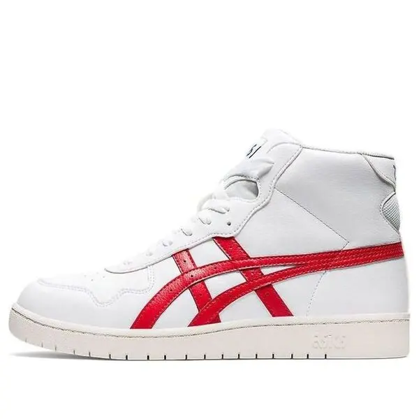 Asics Japan L Mid High Top Sneakers - White/red