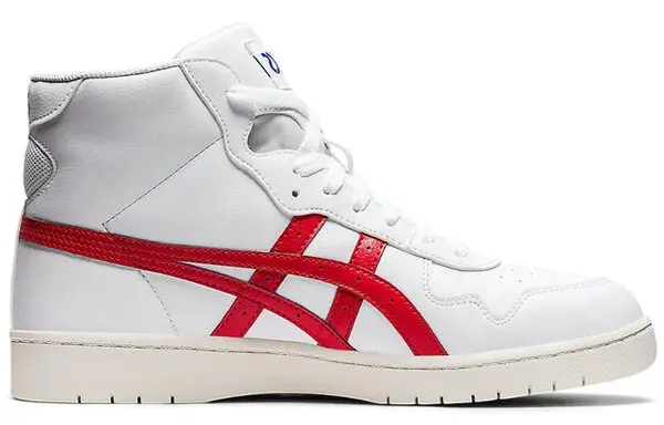 Asics Japan L Mid High Top Sneakers - White/red
