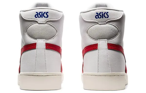 Asics Japan L Mid High Top Sneakers - White/red