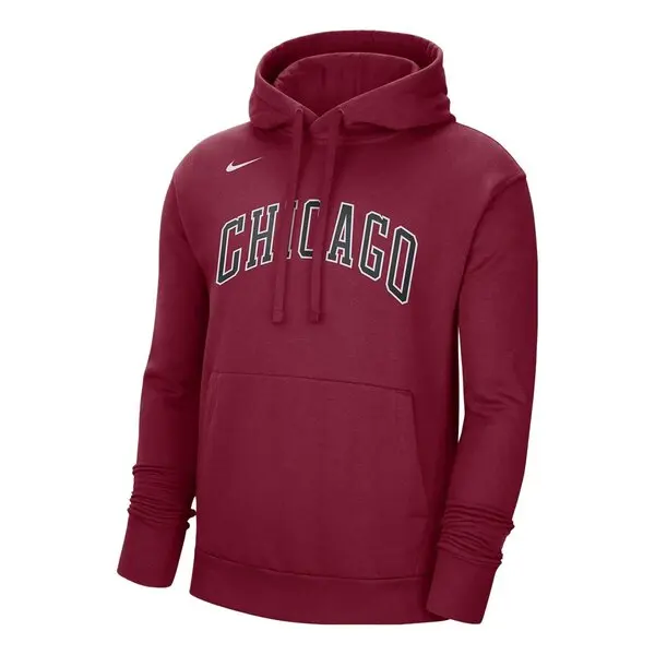 Nike X Nba Fleece Hoodie 'chicago Bulls