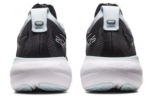Asics Gel-nimbus 25 Running Shoes - Black/white/blue