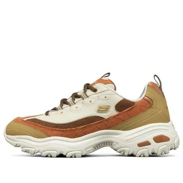 Sketchers D'lites 1.0 Athletic Sneakers - White/tan/multi-color
