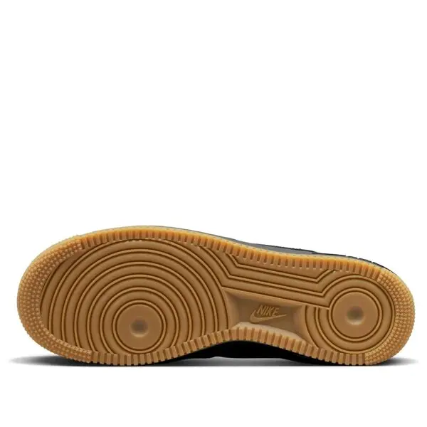 Nike Force 1 '07 "black Gum" Low Top Sneakers