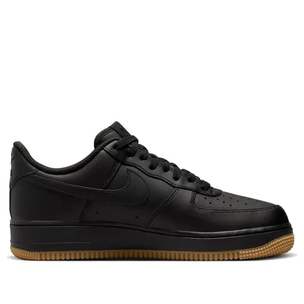 Nike Force 1 '07 "black Gum" Low Top Sneakers
