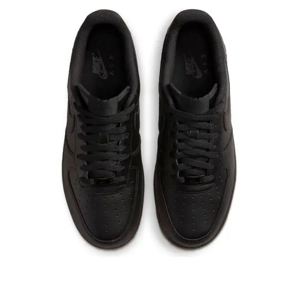 Nike Force 1 '07 "black Gum" Low Top Sneakers