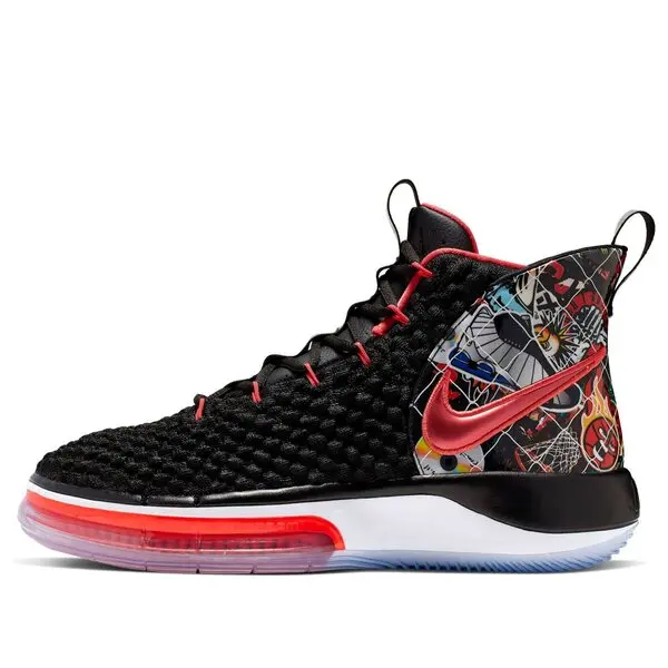 Nike Alphadunk "china Hoop Dreams" High-top Sneakers - Blackred