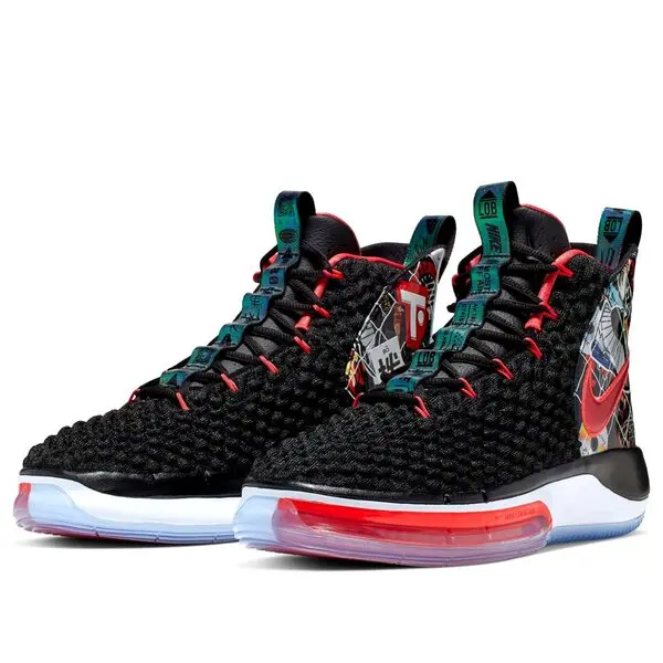 Nike Alphadunk "china Hoop Dreams" High-top Sneakers - Blackred