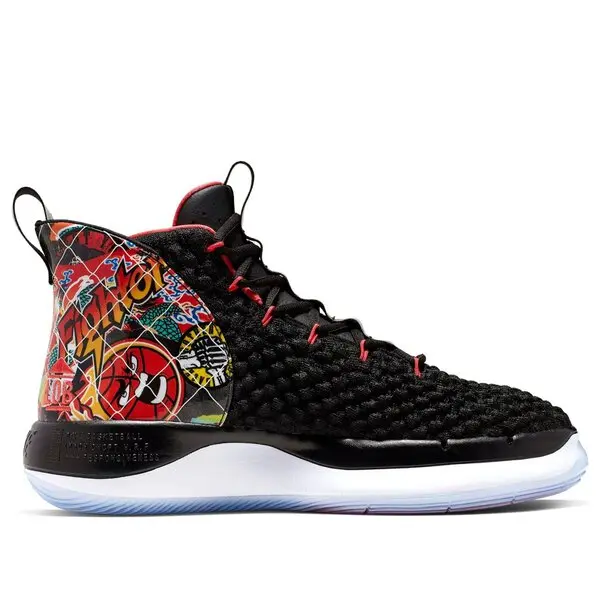 Nike Alphadunk "china Hoop Dreams" High-top Sneakers - Blackred