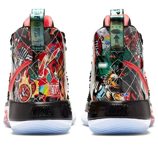 Nike Alphadunk "china Hoop Dreams" High-top Sneakers - Blackred