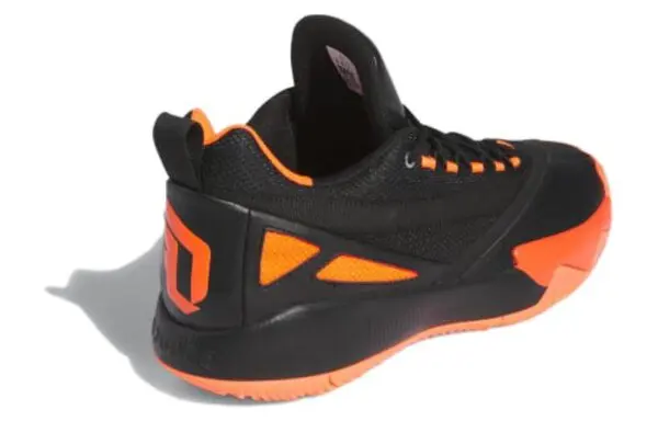 Adidas Dame Certified 2 Low Basketball Shoes - Black/orange