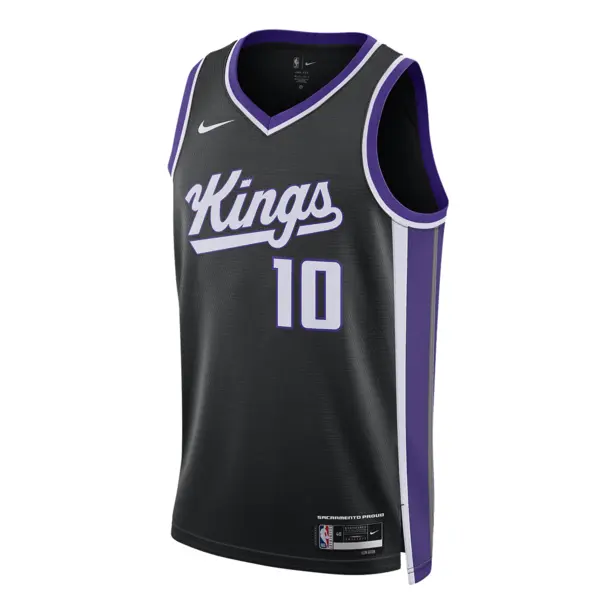 Nike Sacramento Kings Domantas Sabonis Dri-fit Nba Swingman Jersey 2023/24 Icon Edition - Black