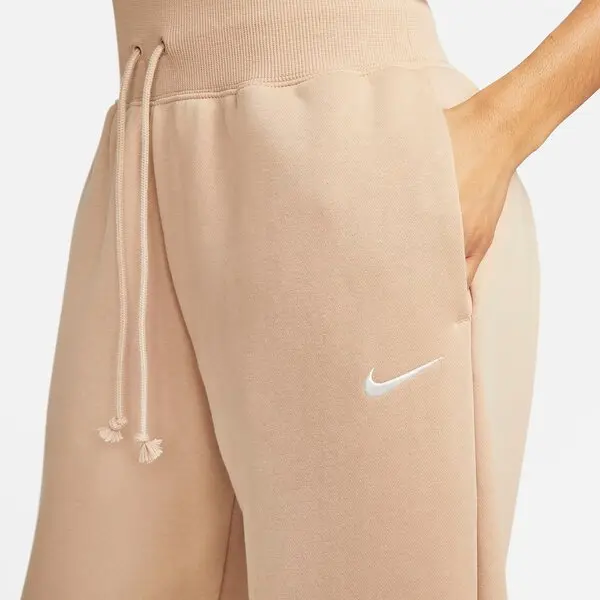 Nike Phoenix Fleece High-waisted Oversized Tracksuit Bottoms - Hemp