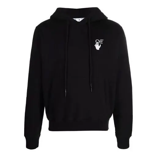 Off-White Fw21 Arrow Pattern Hoodie - Black