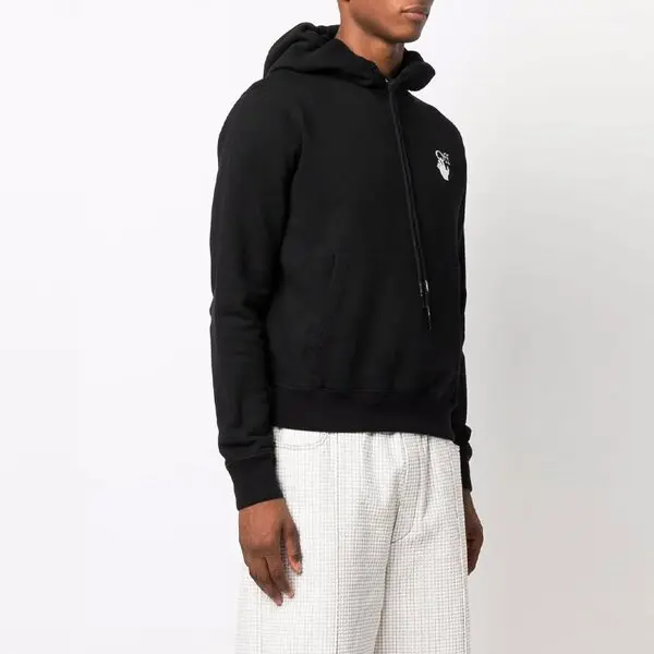Off-White Fw21 Arrow Pattern Hoodie - Black