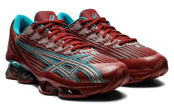 Asics X Kiko Kostadinov Gel-quantum Levitrack "fired Brick" Sneakers - Red/blue