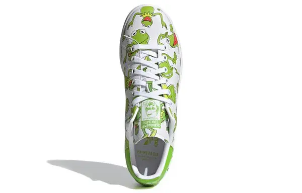 Adidas The Muppets X Stan Smith 'kermit The Frog Allover Print' Sneakers