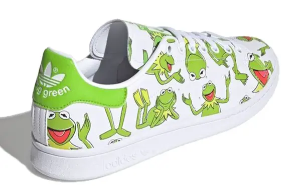 Adidas The Muppets X Stan Smith 'kermit The Frog Allover Print' Sneakers