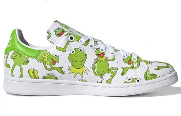 Adidas The Muppets X Stan Smith 'kermit The Frog Allover Print' Sneakers