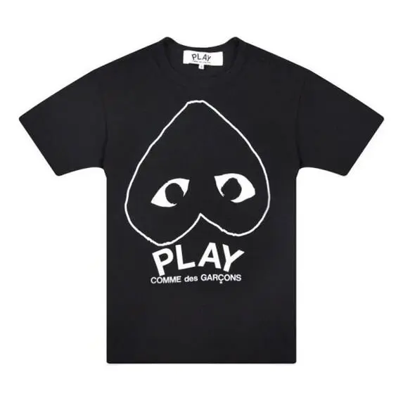 Play Comme Des Garcon Inverted Big Heart T-shirt - Black