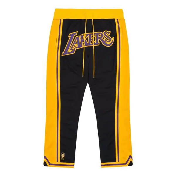 Mitchell & Ness X Just Don Hardwood Classics Los Angeles Lakers Pant - Black/yellow