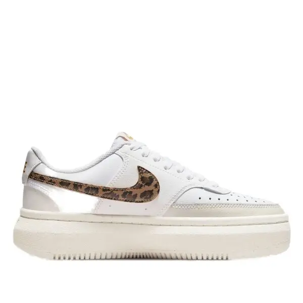 Nike Court Vision Alta 'leopard' Low Top Sneakers - White/brown
