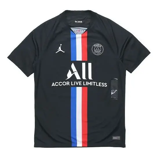 JORDAN X Paris Saint-germain 19/20 Stadium Fourth Jersey - Black/red/blue