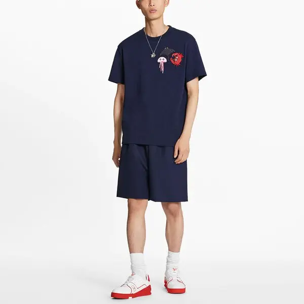 LOUIS VUITTON Animal Pattern Printing Short Sleeve