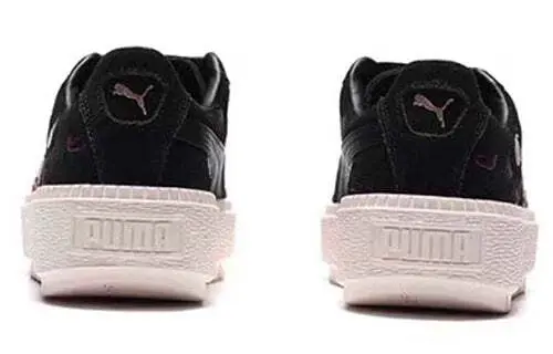 PUMA Suede Platform Floral Embroidered Sneakers