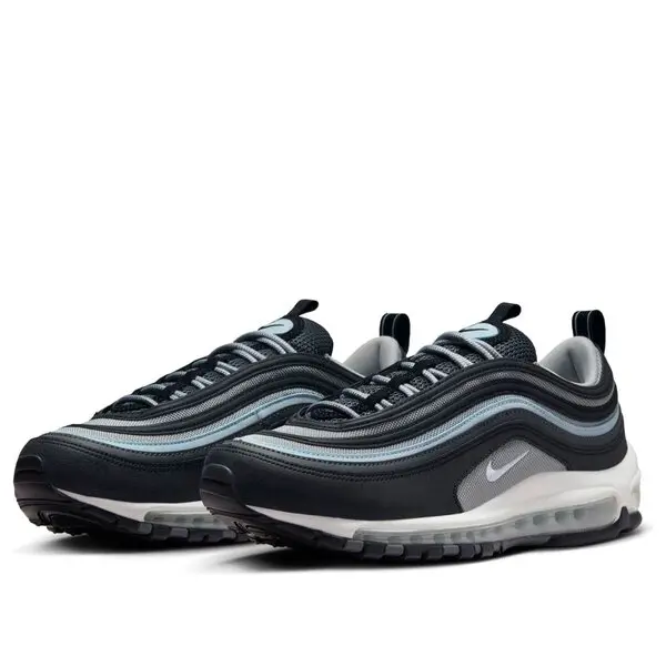 Nike Max 97 Lx "black Grey Blue - Black/grey/blue