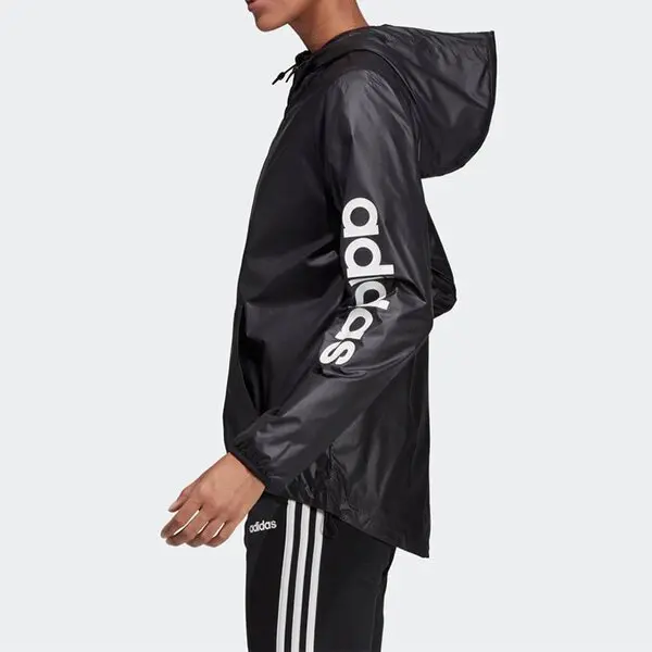 Adidas E Lin Windbreaker Jacket With Letter Logo
