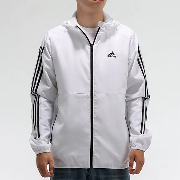 Adidas Must Haves 3-stripes Windbreaker - White