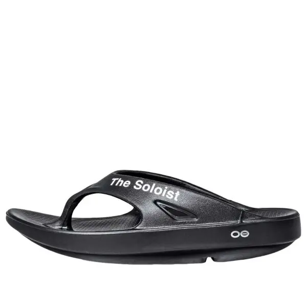 OOFOS X Takahiromiyashita The Soloist "the Sound Of The Soloist" Flip-flop - Black