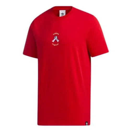 Adidas Originals Mic Graphic T 1 Sports Short Sleeve - Red