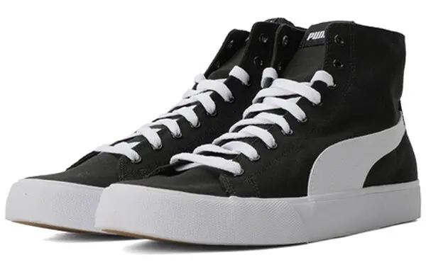 PUMA Bari Mid High Top Sneakers - Black/white