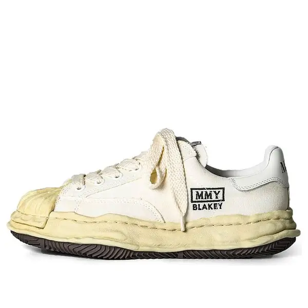 Mihara Yasuhiro Blakey Vl Og Sole Canvas Low Top Sneakers - White