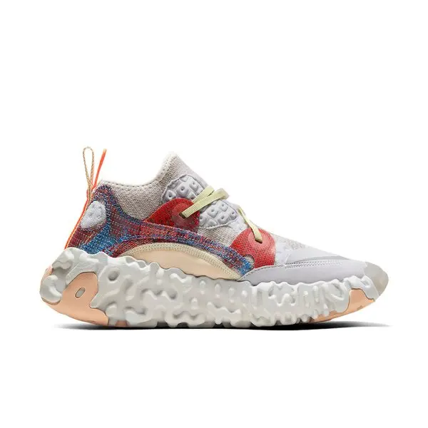 Nike Ispa Overreact Flyknit Sneakers - White/red