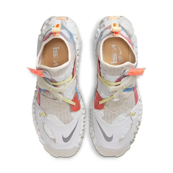 Nike Ispa Overreact Flyknit Sneakers - White/red