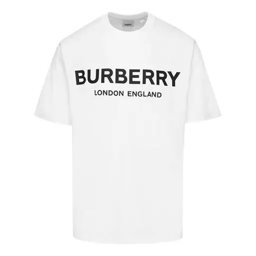 Burberry Cotton Logo T-shirt - White