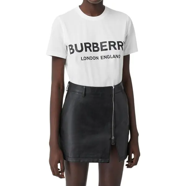 Burberry Cotton Logo T-shirt - White