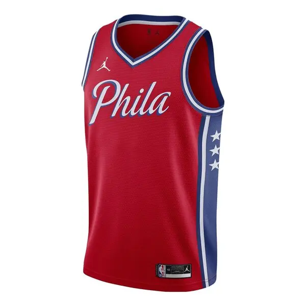 JORDAN X Nba Philadelphia 76ers Statement Edition 2020 Swingman Jersey - Red