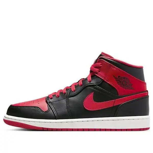 JORDAN Air 1 Mid "alternate Bred 2022" Dq8426-060 - Black/red