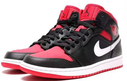 JORDAN 1 Mid Sneakers - Black