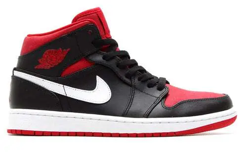 JORDAN 1 Mid Sneakers - Black