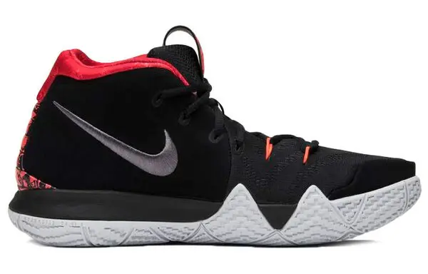 Nike Kyrie 4 Ep "41 For The Ages" Mid-top Basketball Sneakers - Black/red/grey