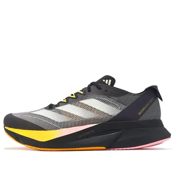 Adidas Adizero Boston Sneakers - Black/yellow/pink