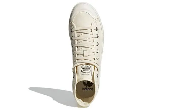Adidas Nizza High Top Lace Up Sneakers - Creamy