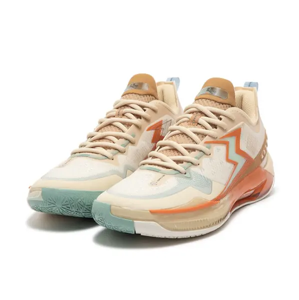 361 DEGREES Big3 5.0 Quick Pro Sneakers - Beige/orange/grey