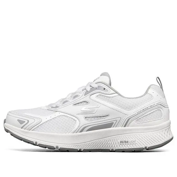 Sketchers Go Run Consistent Athletic Sneakers - White/gray