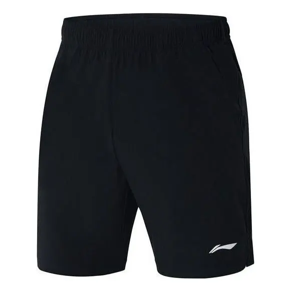 LI-NING Athletics Badminton Shorts - Black/white
